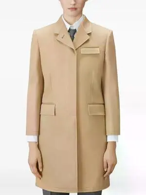Thom Browne High-armhole Chesterfield Coat
