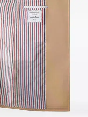Thom Browne High-armhole Chesterfield Coat
