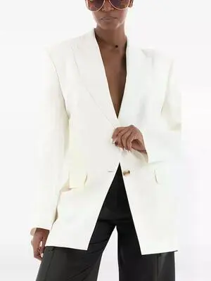 BOSS Open-back Single-breasted Blazer