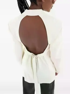 BOSS Open-back Single-breasted Blazer
