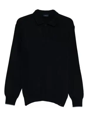 Paul & Shark Long-sleeve Polo Shirt - Black