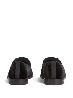 Dsquared2 Bow-detail Velvet Loafers