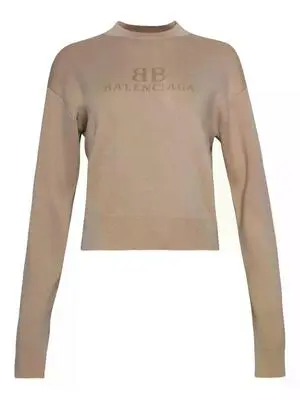 Balenciaga Logo-jacquard Top