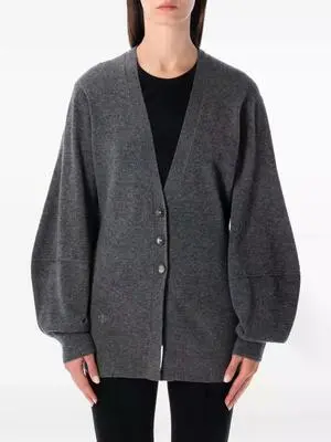 THE GARMENT Balloon-sleeve Buttoned Cardigan