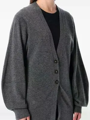 THE GARMENT Balloon-sleeve Buttoned Cardigan