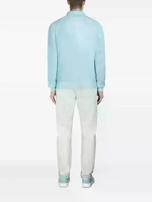 MOORER Ribbed Zip-neck Sweater