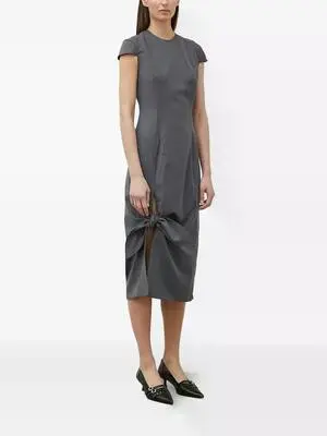 Remain Birger Christensen Side-tie Midi Dress