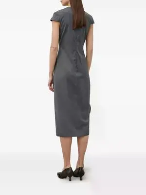 Remain Birger Christensen Side-tie Midi Dress