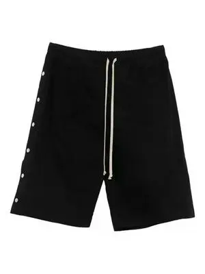 Rick Owens Button-fastening Drawstring Shorts