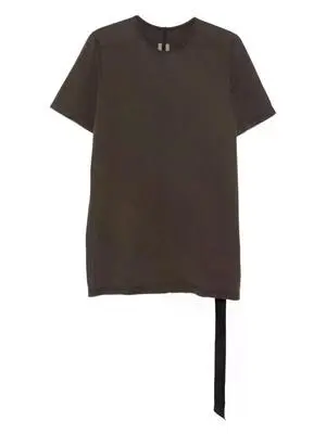 Rick Owens Short-sleeve Trailing-detail T-shirt - Brown