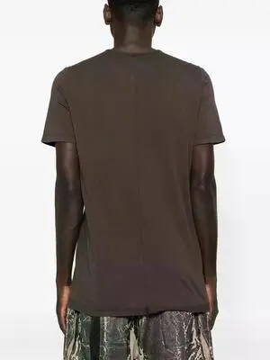Rick Owens Short-sleeve Trailing-detail T-shirt - Brown