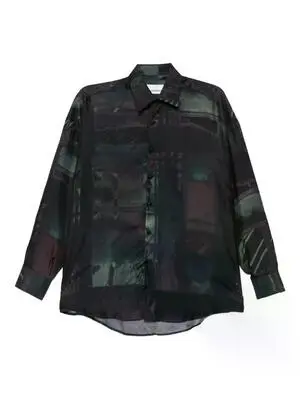 COSTUMEIN Abstract-print Shirt - Black