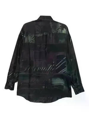 COSTUMEIN Abstract-print Shirt - Black