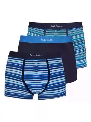 Paul Smith Logo-detail Elasticated Boxers - Black