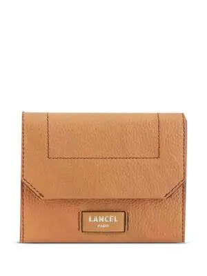 LANCEL Minon Flap Compact Wallet - Brown