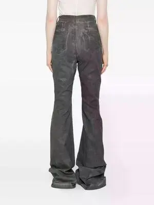 Rick Owens Distressed Flared Jeans