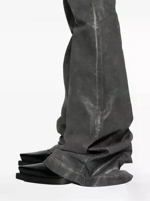 Rick Owens Distressed Flared Jeans