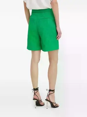 CUSTOMMADE Textured High-waisted Shorts