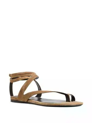 Khaite Aimee Ankle-wrap Sandals