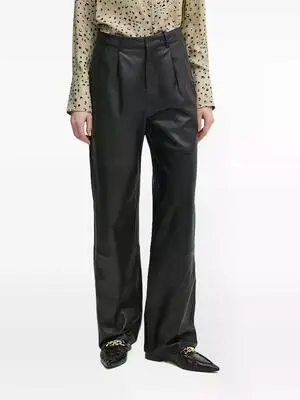JOOP! Pleated Leather Trousers