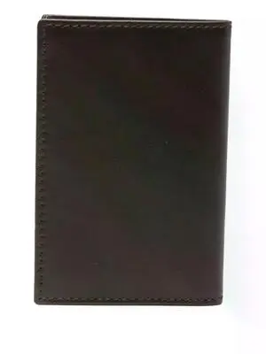 Comme Des Garçons Logo-stamp Leather Wallet