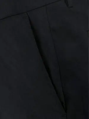 BOSS Tailored Flat-front Trousers - Blue
