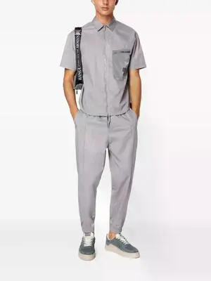 Armani Exchange Drawstring Cuffed Trousers
