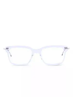 Thom Browne Square Frame Eyeglasses - White