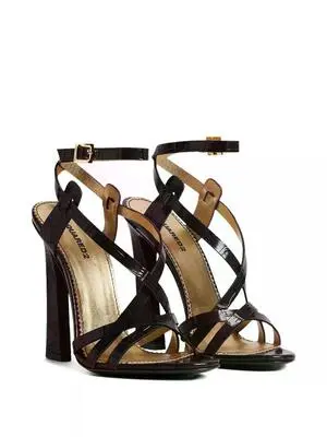 Dsquared2 Twin Crossover Heeled Sandals
