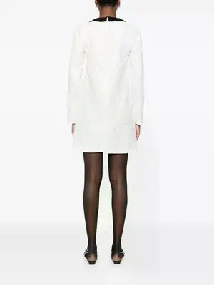 N°21 Crochet-trimmed Lace Mini Dress