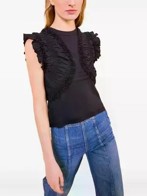Ulla Johnson Ruffled Smocked Top