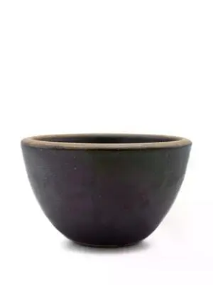 INCAUSA Stoneware Smudge Large Bowl - Black