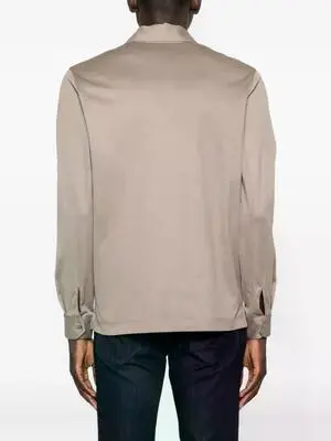 Corneliani Long-sleeve Polo Shirt - Neutrals