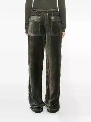 Rick Owens Drawstring Velvet Trousers
