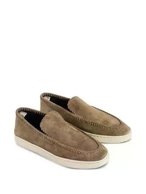 Officine Creative Suede Stitched Loafers