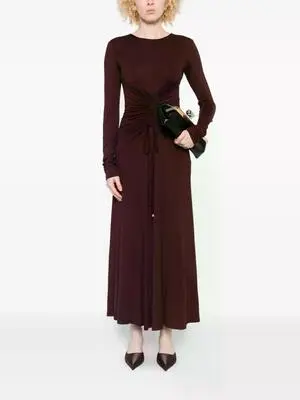 Max Mara Long-sleeve Drawstring Dress