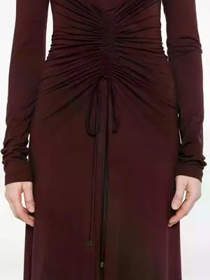 Max Mara Long-sleeve Drawstring Dress