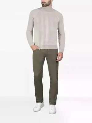 MOORER Ribbed Turtleneck Sweater
