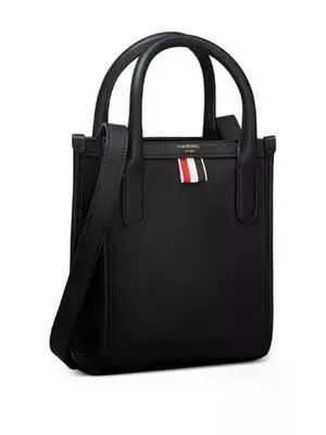 Thom Browne Vertical Leather Tote Bag