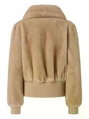 Pinko Faux-fur Jacket - Neutrals