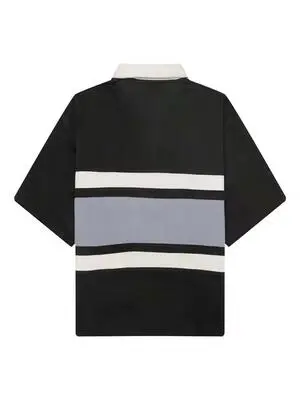 NAHMIAS Stripe-panel Polo Shirt