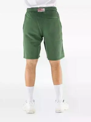 MC2 SAINT BARTH Drawstring Logo-detail Shorts - Green