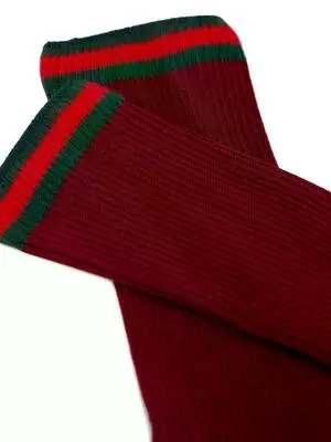 Gucci Ribbed Mid-calf Socks