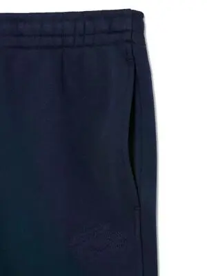 Lacoste Embroidered-logo Sweatpants - Blue