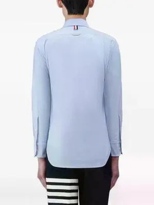 Thom Browne Oxford Long-sleeve Button-down Shirt - Blue