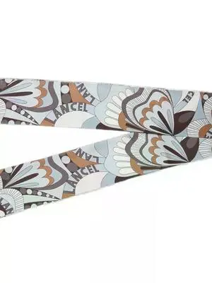 LANCEL Floral-motif Bandeau - Blue