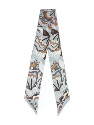 LANCEL Floral-Motif Bandeau Grey