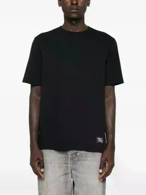 Maison Kitsuné Logo-patch T-shirt - Black