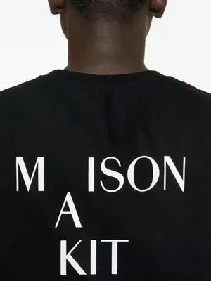 Maison Kitsuné Logo-patch T-shirt - Black