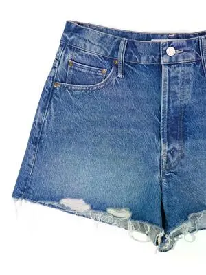 MOTHER Frayed Denim Shorts